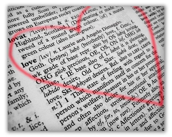 Dictionary Page Love